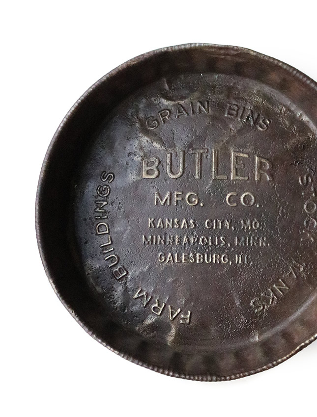 MATIN » Blog Archive » ANTIQUE BUTLER MFG CO STEEL OIL PAN